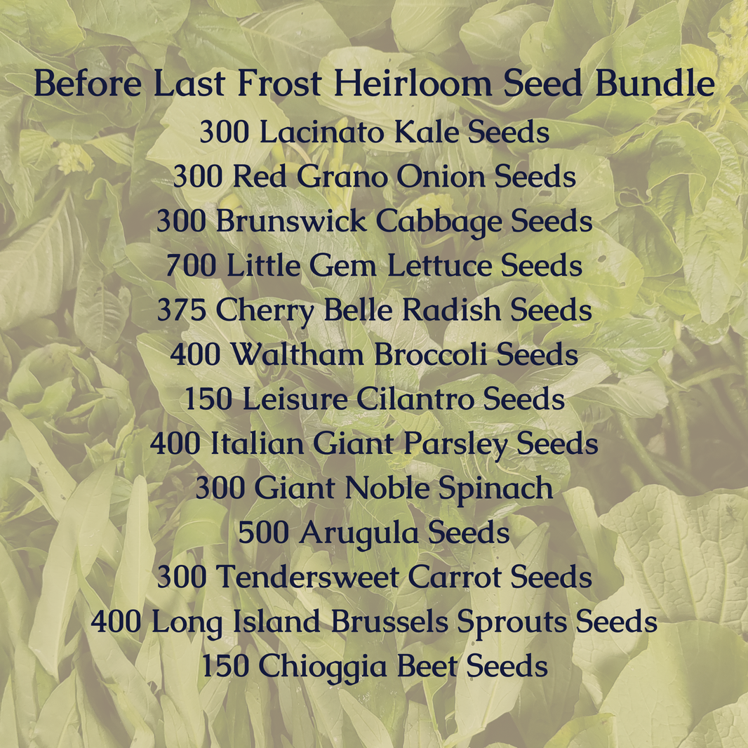 Heirloom Seed Growing Bundles – My Health Forward