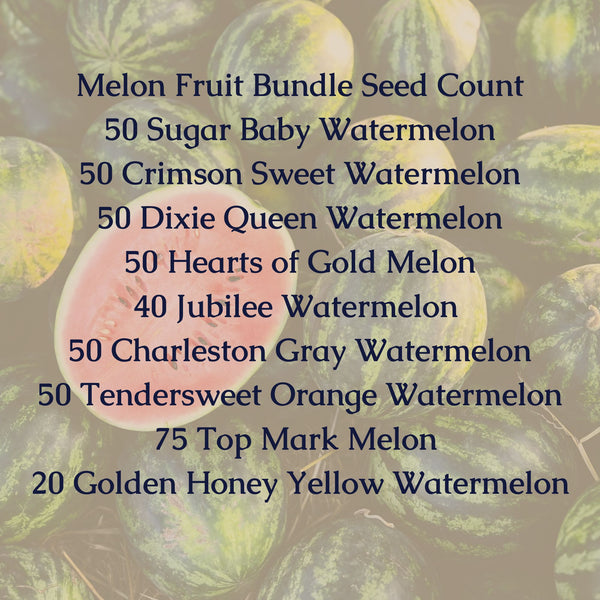 Melon Fruit Seed Bundle – My Health Forward